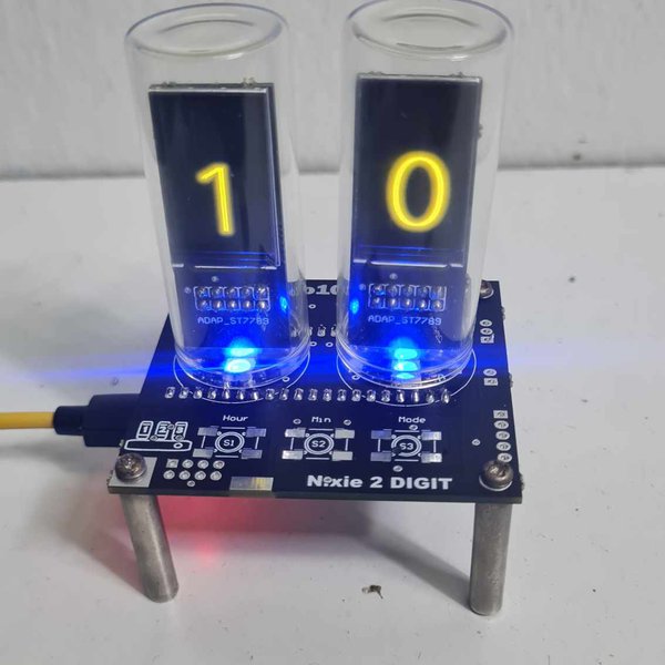 2 DIGIT Nixie Lcd Clock | Hackaday.io