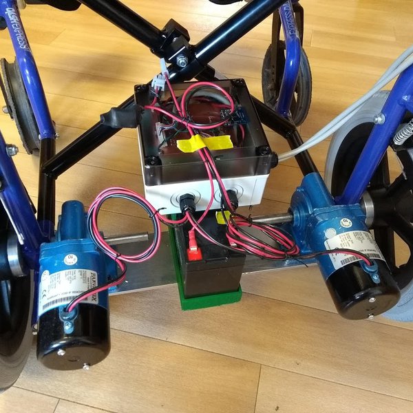 Open electric drive kit for wheelchairs - alpha v | Hackaday.io