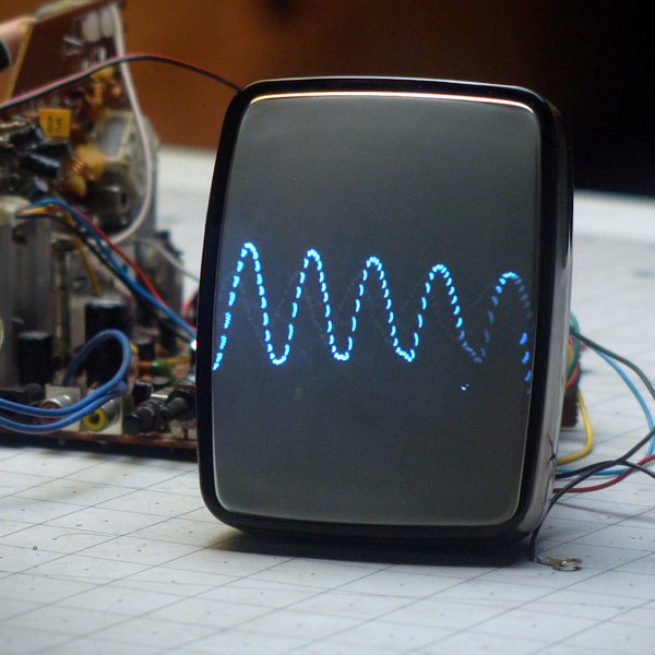 Waveform visualizer from a CRT television | Hackaday.io