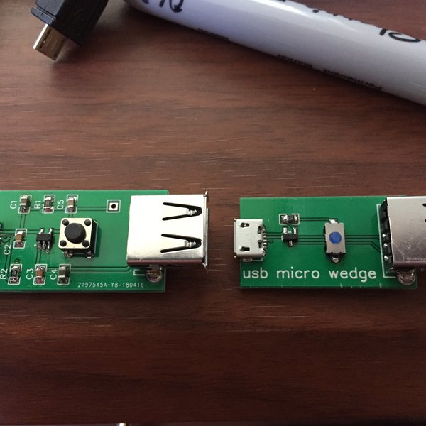 USB wedge - 5V power interruptor | Hackaday.io