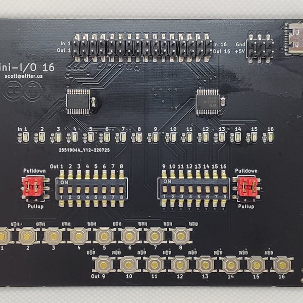 Mini-I/O 16 | Hackaday.io