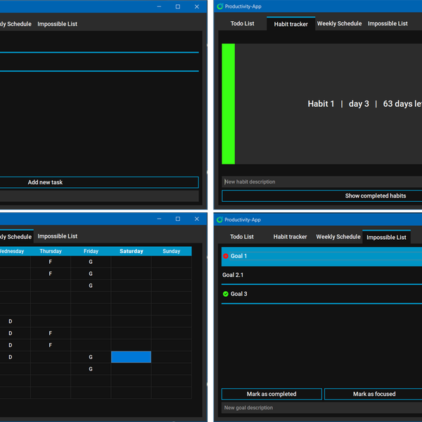 All in one productivity app | Hackaday.io
