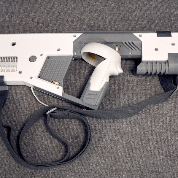 The haptic feedback rifle for Oculus Quest | Hackaday.io