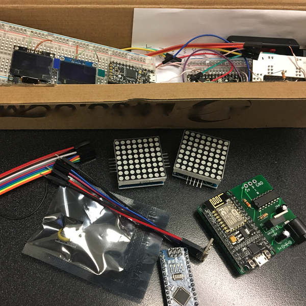 Simple, Scrolling, RTC Clock | Hackaday.io