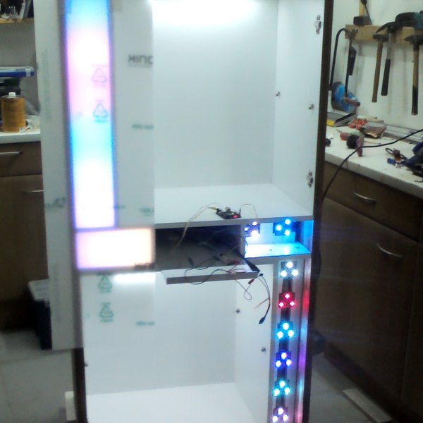 Illuminated Glass Cabinet | Hackaday.io