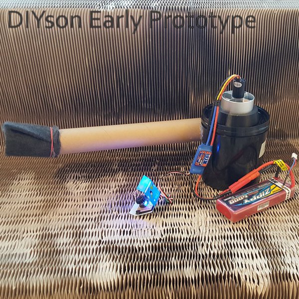 The DIYson, an open source Cyclone vacuum cleaner | Hackaday.io