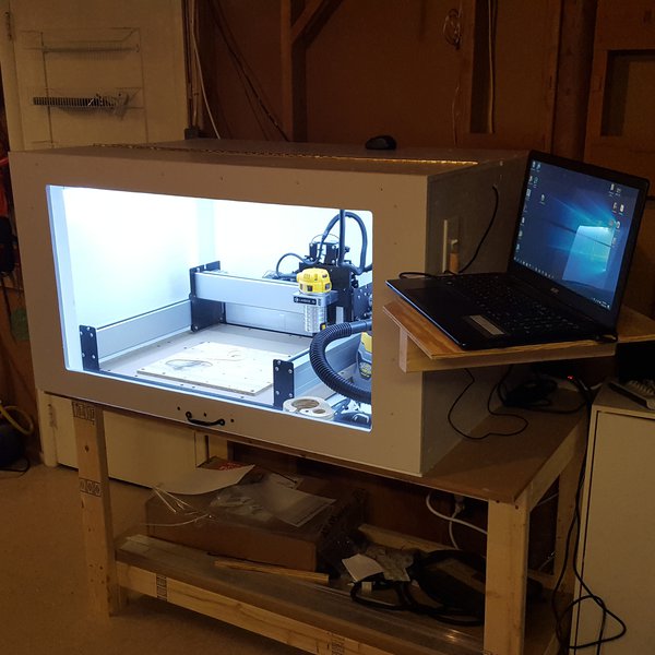 Shapeoko CNC Router Enclosure | Hackaday.io