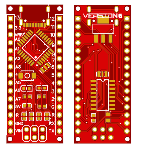 My Own Arduino Nano Microcontroller Board