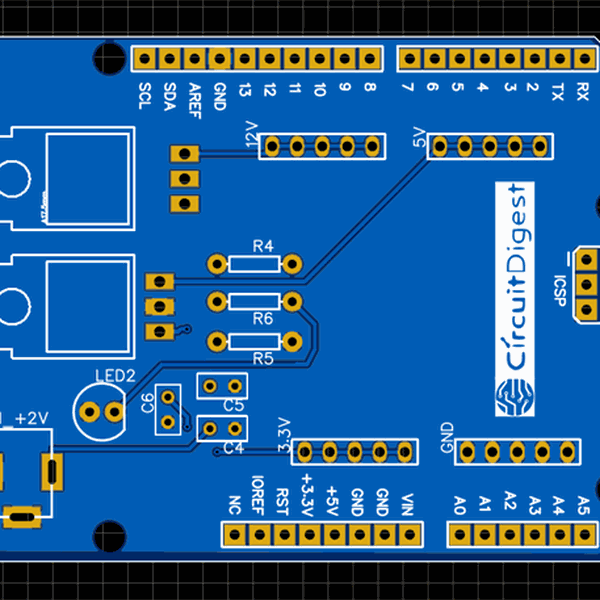 DIY Arduino Power Supply Shield with 3.3v, 5v and | Hackaday.io