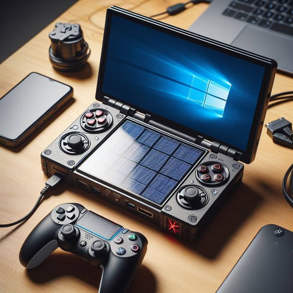 Dual-Disium SolarPowered Gaming Handheld Cyberdeck | Hackaday.io