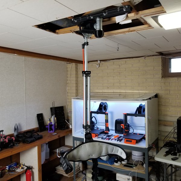 Ceiling Mounted VR Support Rig | Hackaday.io