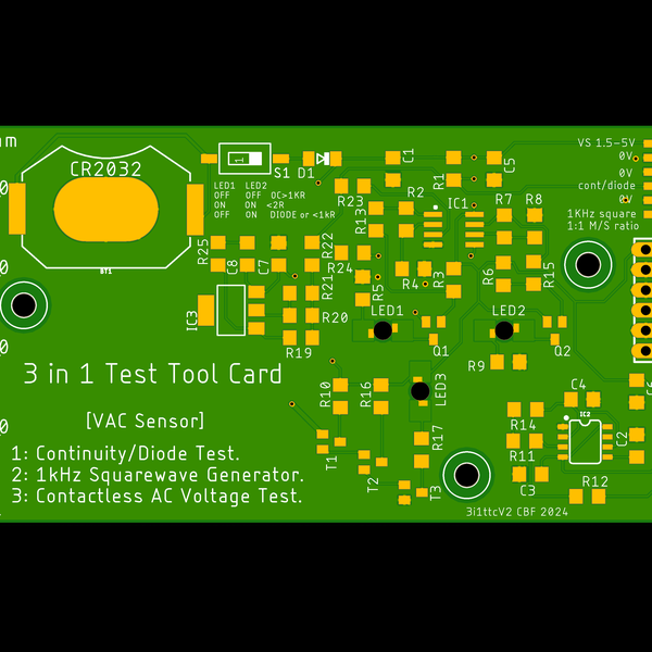 3in1 Test Tool Card | Hackaday.io