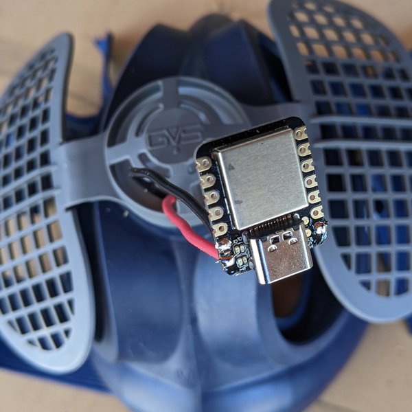 Janky AF illuminated P100 respirator | Hackaday.io