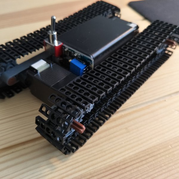 'CNC' Stepper Motor powered LEGO Technic Tank | Hackaday.io