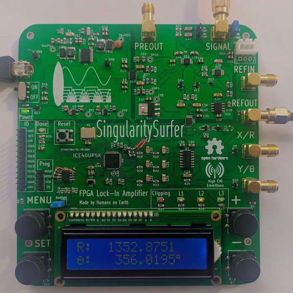 SingularitySurfer: An FPGA Lock-In Amplifier | Hackaday.io