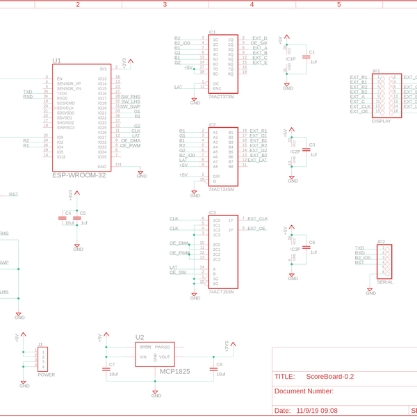 Badminton Scoreboard | Hackaday.io