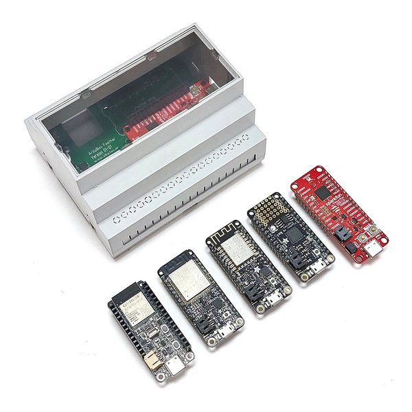 DIN rail housing for feather boards | Hackaday.io