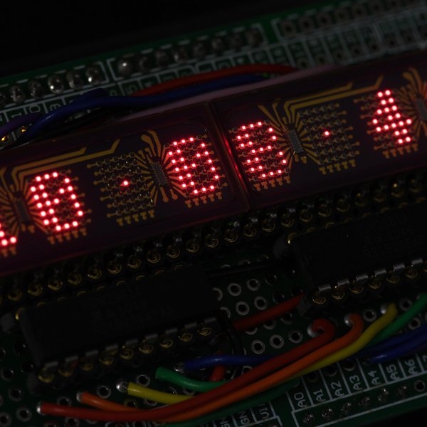 Retro Time: dot matrix LED clocks | Hackaday.io