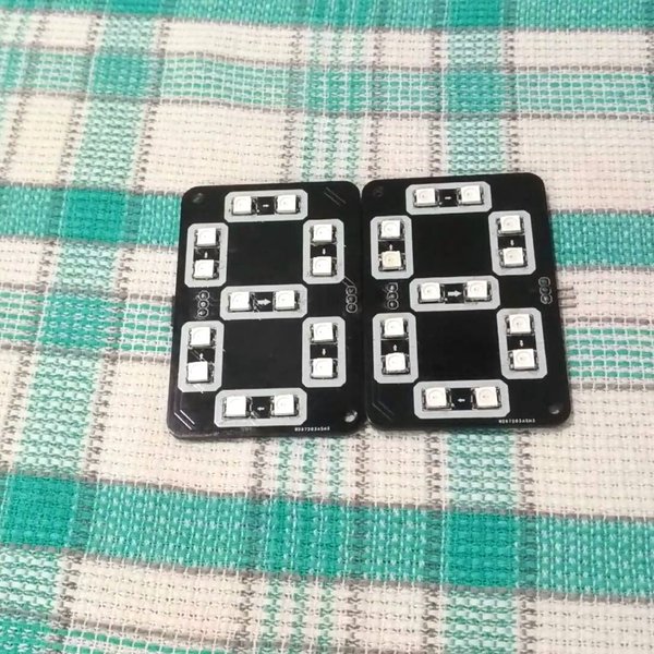 Addressable 7 Segment RGB Display | Hackaday.io