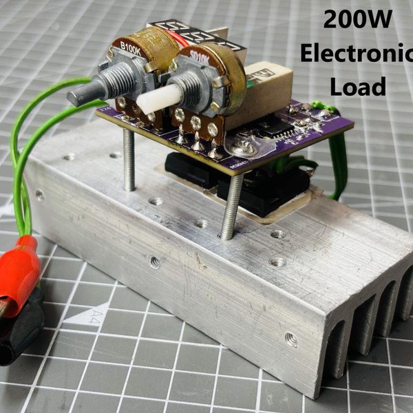 DIY a 200W Precise Electronic Load | Hackaday.io