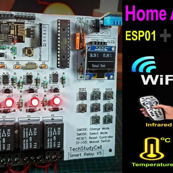 Home Automation Using Arduino And Wifi Module Esp01