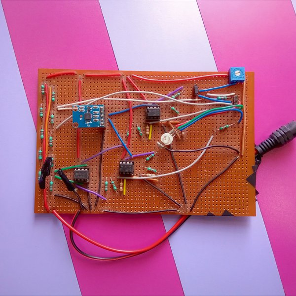 RGB LED control with Op Amp and ADXL335 | Hackaday.io