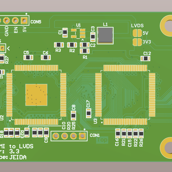 LVDS to HDIMI converter | Hackaday.io