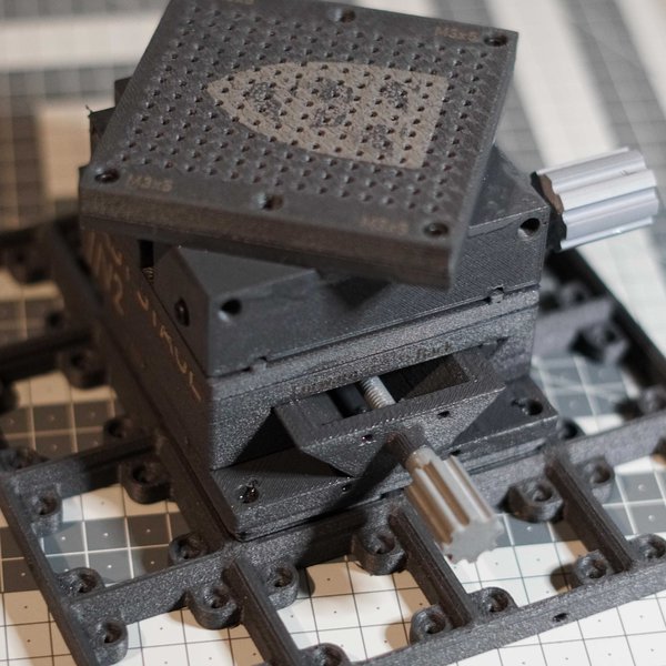 3D Printed Linear and Rotary Positioning Stages | Hackaday.io