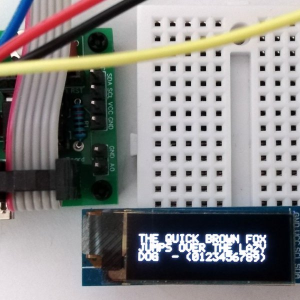 ATtiny13 I2C OLED | Hackaday.io