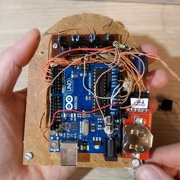Arduino Nipkow Disk Clock