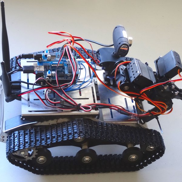Kuman Wi-Fi Robot with Camera and Manipulator | Hackaday.io