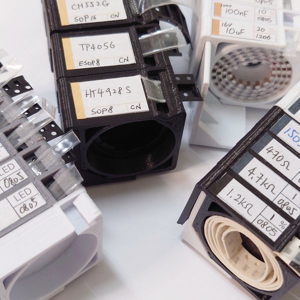 SMD Organizer Cartridge (Magnetic Wall Mounted) | Hackaday.io