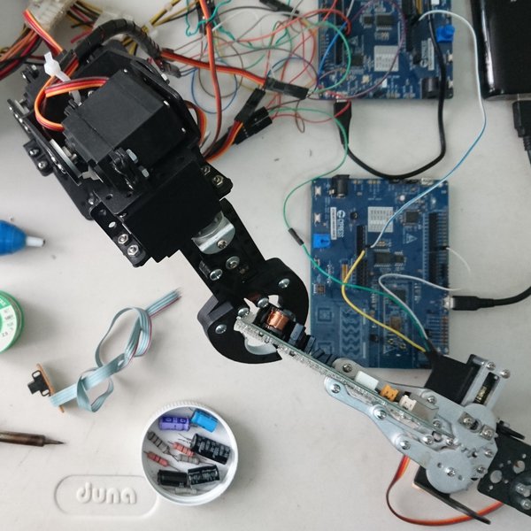 Work-holding Robotic Arm for Electronic Workshop | Hackaday.io