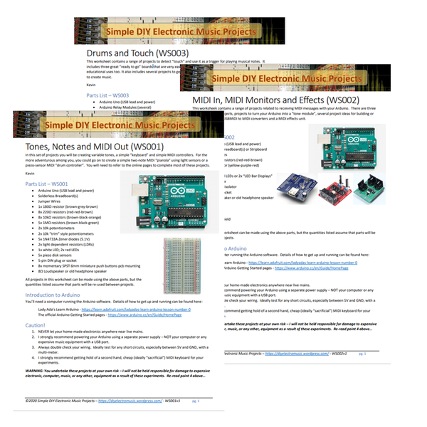 SDEMP STEM and Music Worksheets | Hackaday.io
