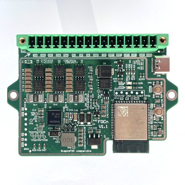 FOCn - a SimpleFOC compatible BLDC driver module | Hackaday.io