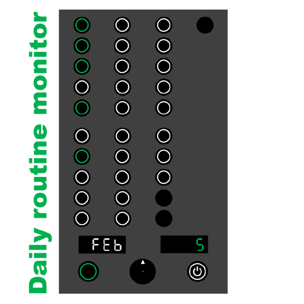 Daily routine monitor | Hackaday.io