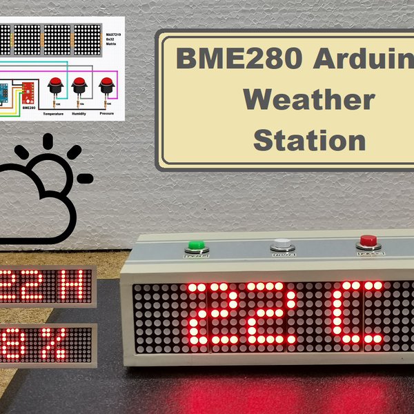 DIY Simple BME280 Arduino Weather Station | Hackaday.io
