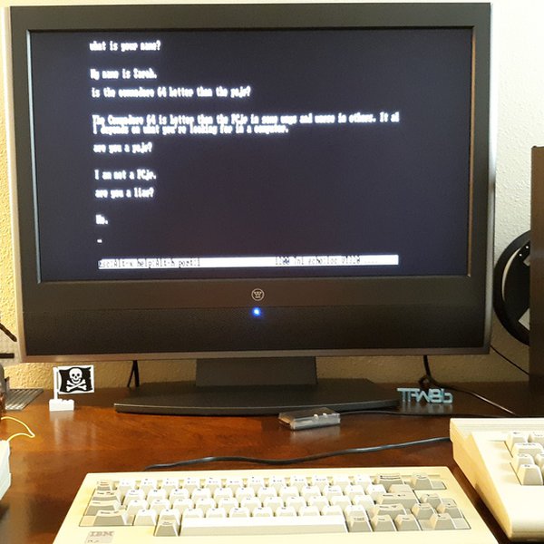 IBM PCjr + GPT-3 | Hackaday.io