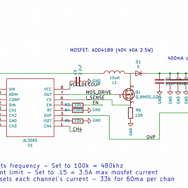 AL3065 4-Channel LED Driver | Hackaday.io