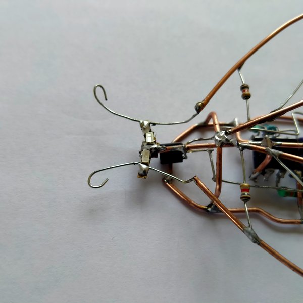 Circuit sculpture Firefly | Hackaday.io