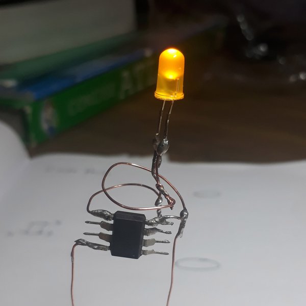 Fading LED with ATtiny85 | Hackaday.io
