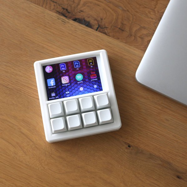 8‑Key Macro pad with 3.5 inch LCD | Hackaday.io