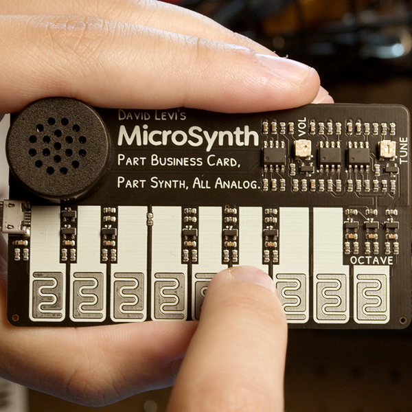 MicroSynth: Part Biz Card, Part Synth, All Analog | Hackaday.io