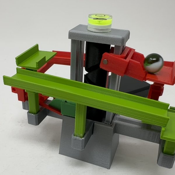 Marblevator, Self Reversing Screw Lift. | Hackaday.io