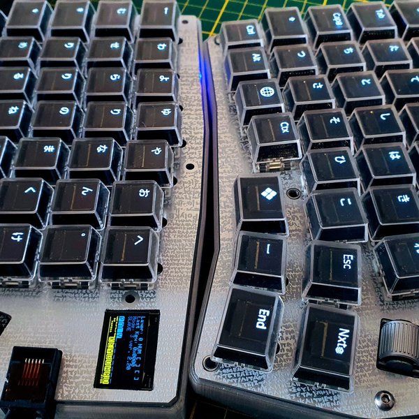 PolyKybd (Displays In Your Keycaps) | Hackaday.io