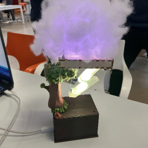 Tensegrity Cloud Lamp | Hackaday.io