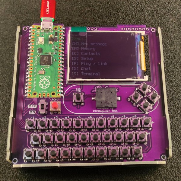 Armachat & PICOmputer fusion with Raspberry PICO | Hackaday.io