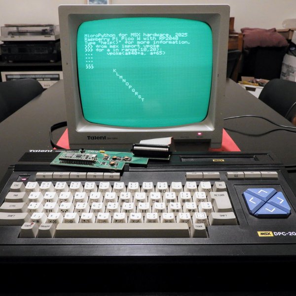 Micropython Using Msx Hardware