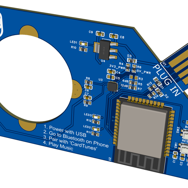 Business Card Bluetooth Speaker | Hackaday.io