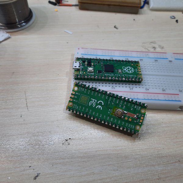 pi pico hack solder pins use TP button | Hackaday.io